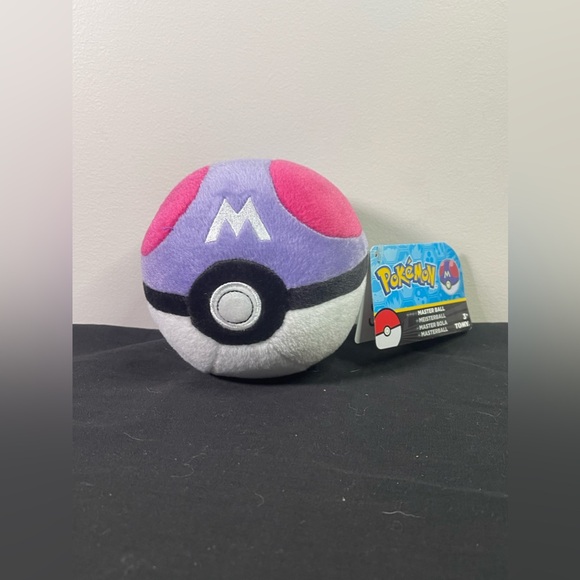Pokemon | Toys | Nwt Pokemon Masterball 6 Inch Plush Pokeball Ash ...